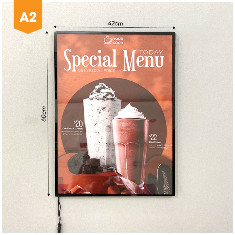 Hộp đèn Led A2 siêu mỏng - Biển quảng cáo Bảo Hân